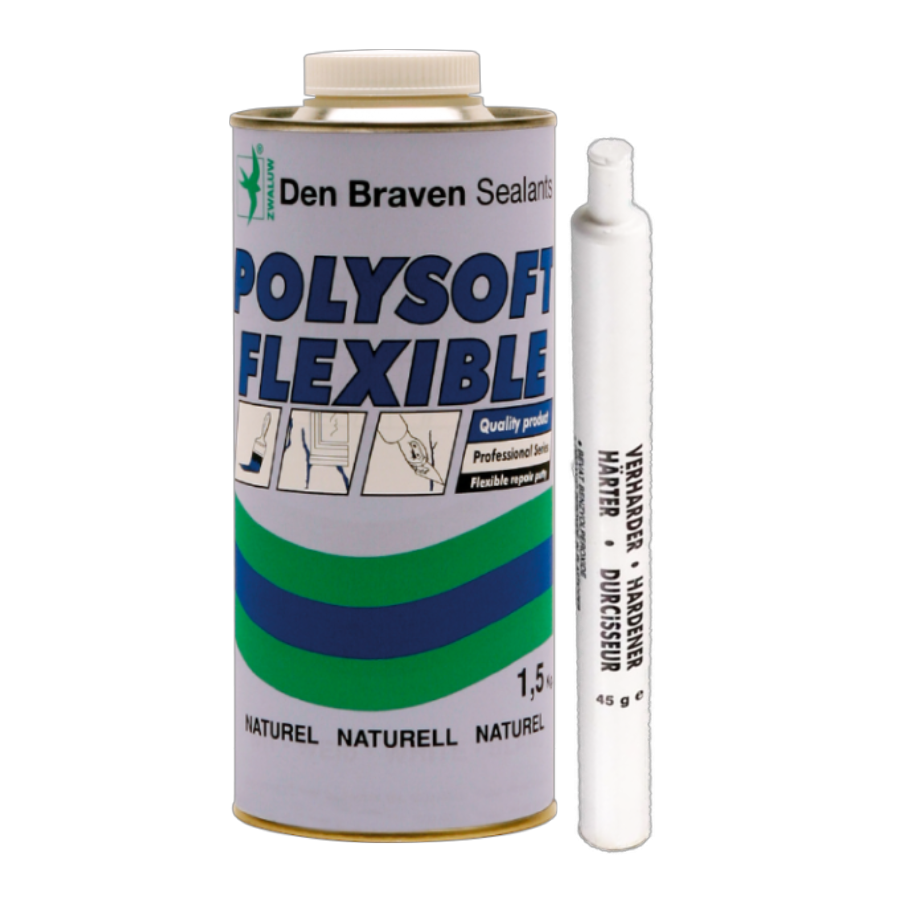 Zwaluw Polysoft Flexible 1,5kg - Plamuur: Polyester Plamuur - Kitcentrum.be