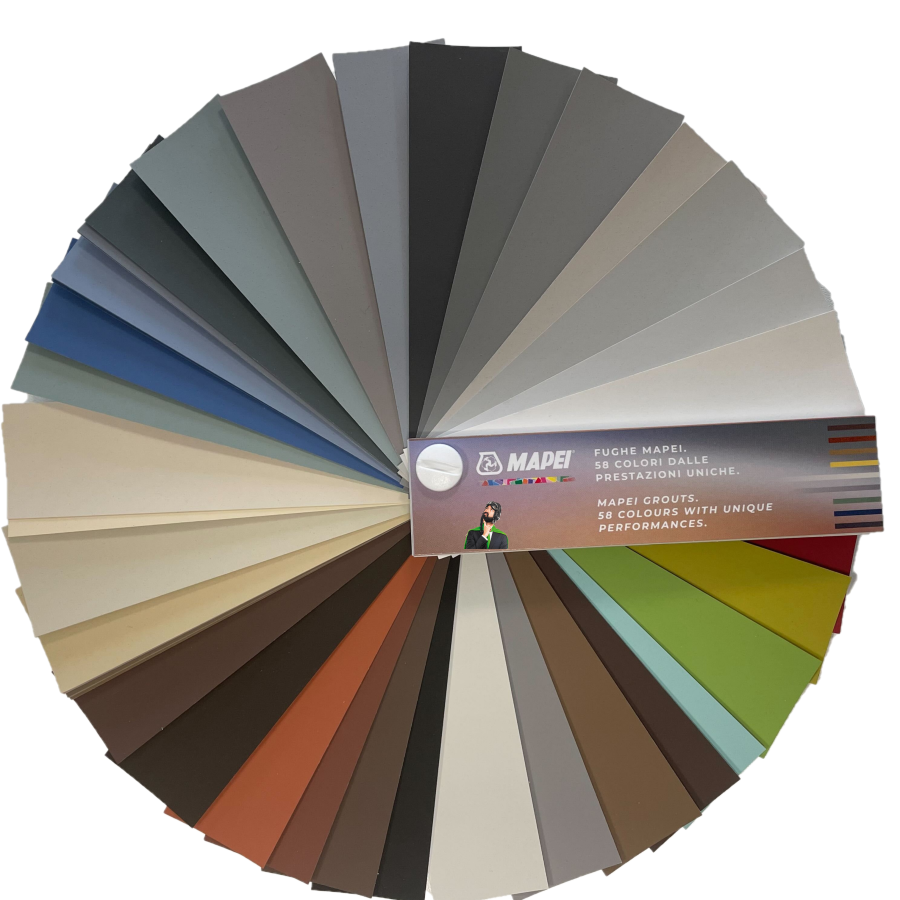 Mapei Kleurenwaaier - Overige kit: Kleurenkaarten - Kitcentrum.be