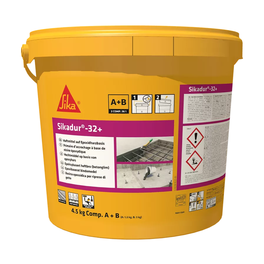 Sikadur 32+ set 4,5kg - 2 Componenten lijm: Epoxylijm - Kitcentrum.nl