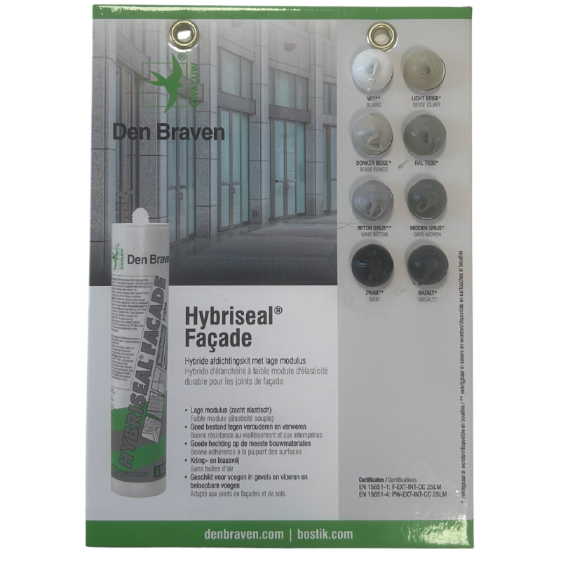 Zwaluw Hybriseal Facade kleurenkaart - Overige kit: Kleurenkaarten ...